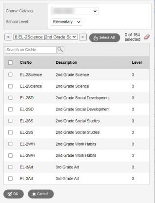 Add a Course to the School Catalog
