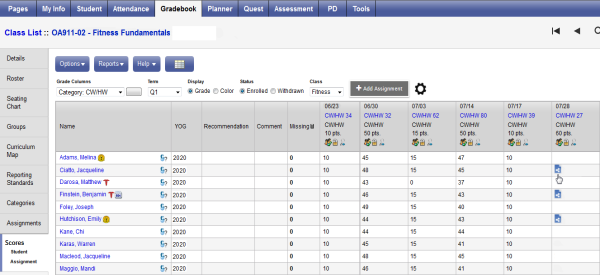 Review and Score Google Docs
